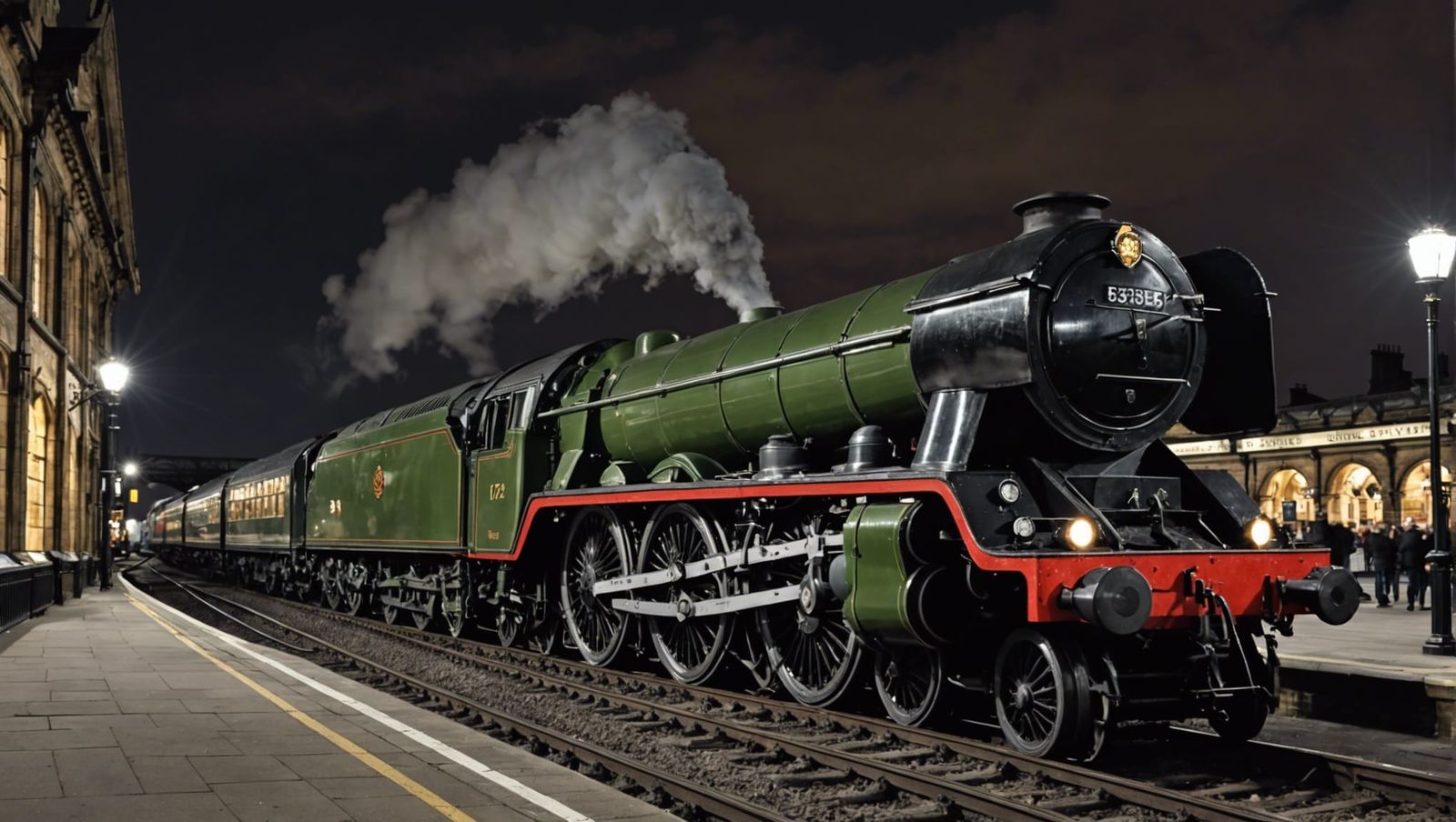 LNER Flying Scotsman at York Station - AI Generated Artwork - NightCafe ...