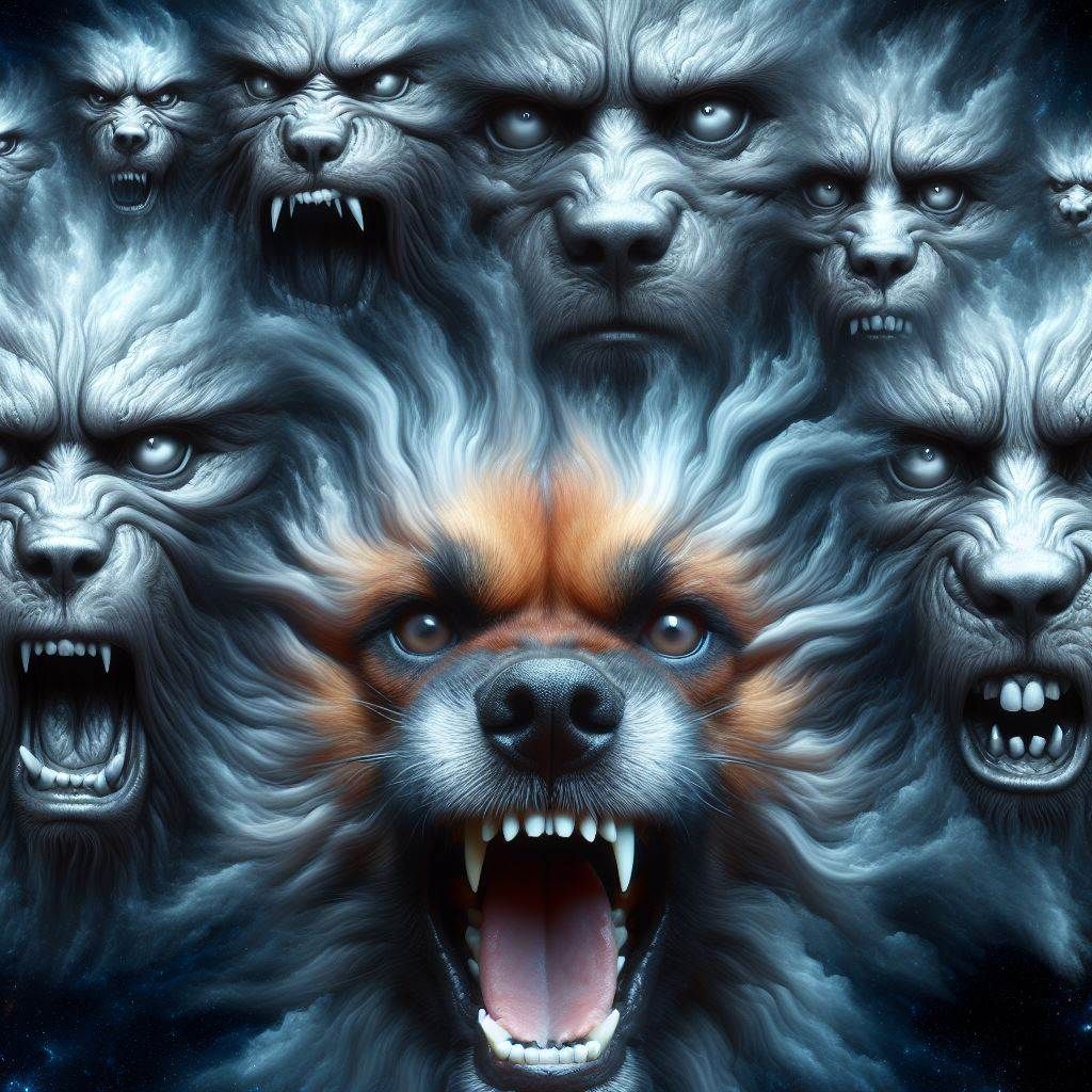 The Phobia Project : Cynophobia - AI Generated Artwork - NightCafe Creator