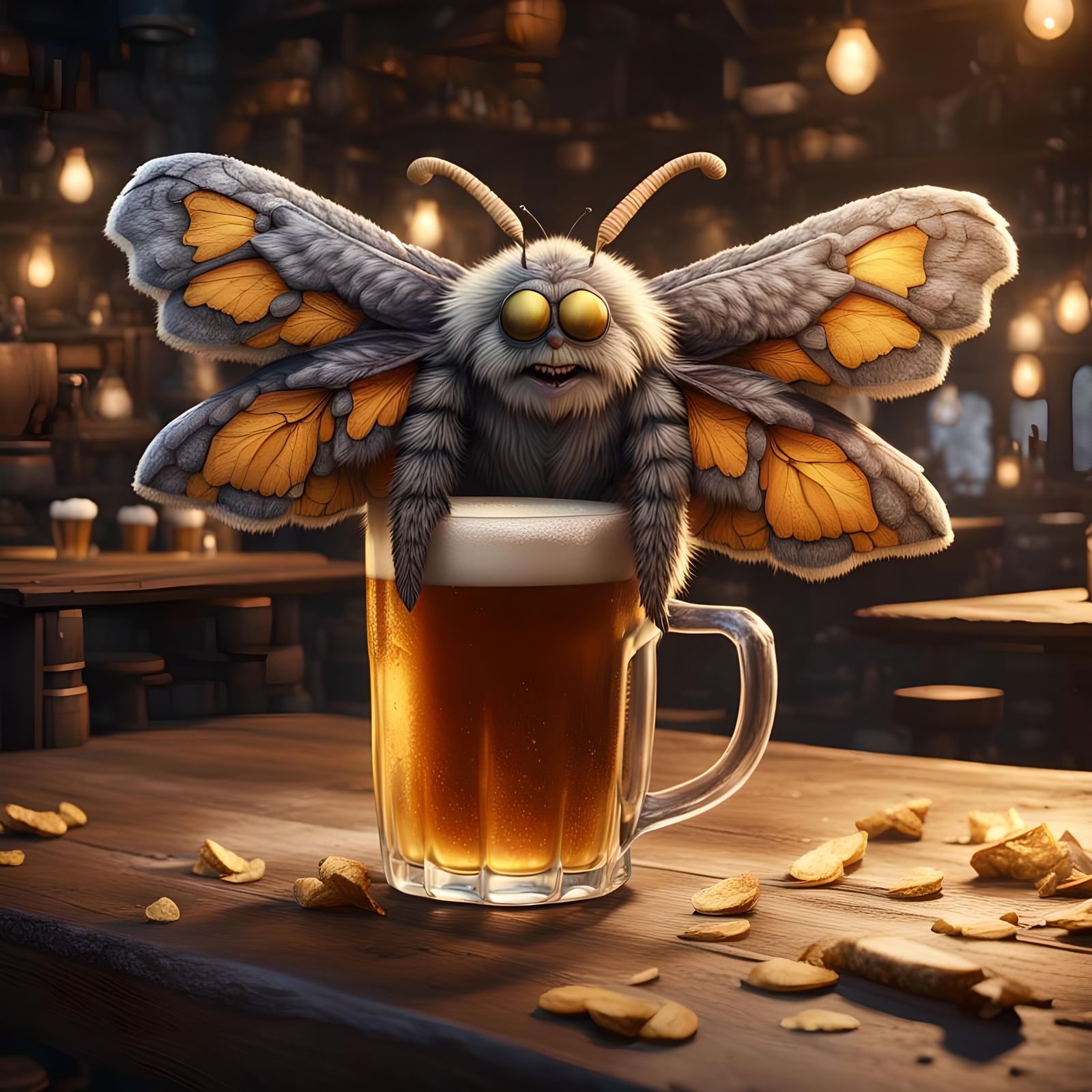 Beermoth - AI Generated Artwork - NightCafe Creator