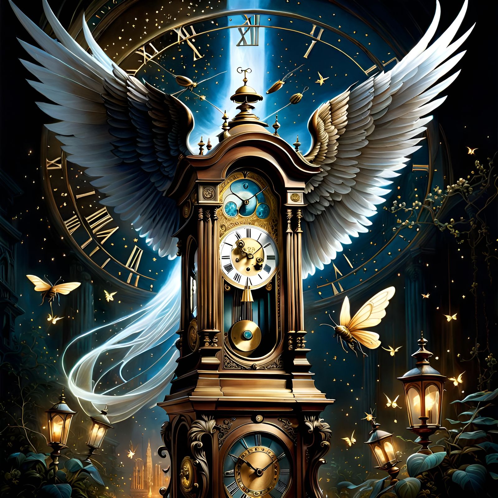 Time really does fly - AI Generated Artwork - NightCafe Creator