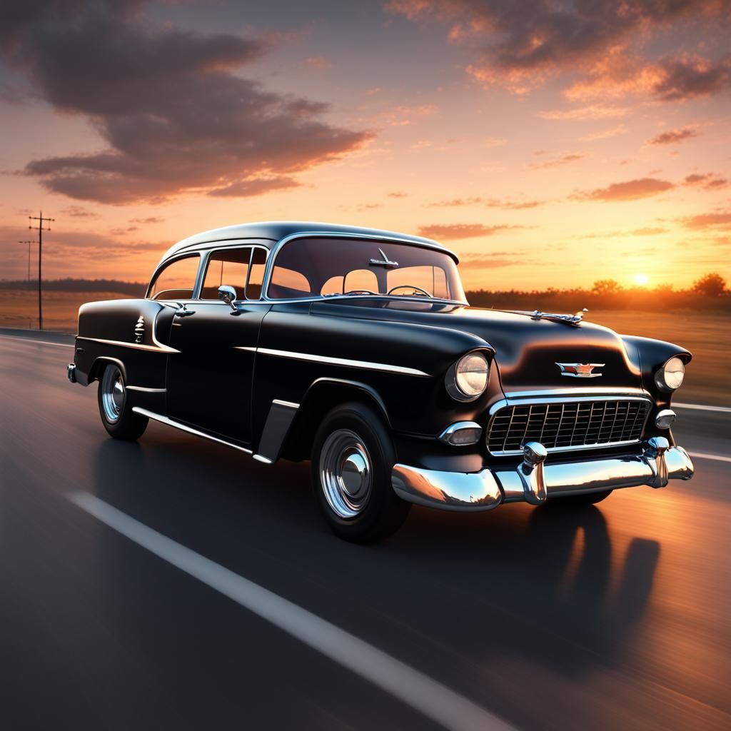 1955 Chevy - AI Generated Artwork - NightCafe Creator