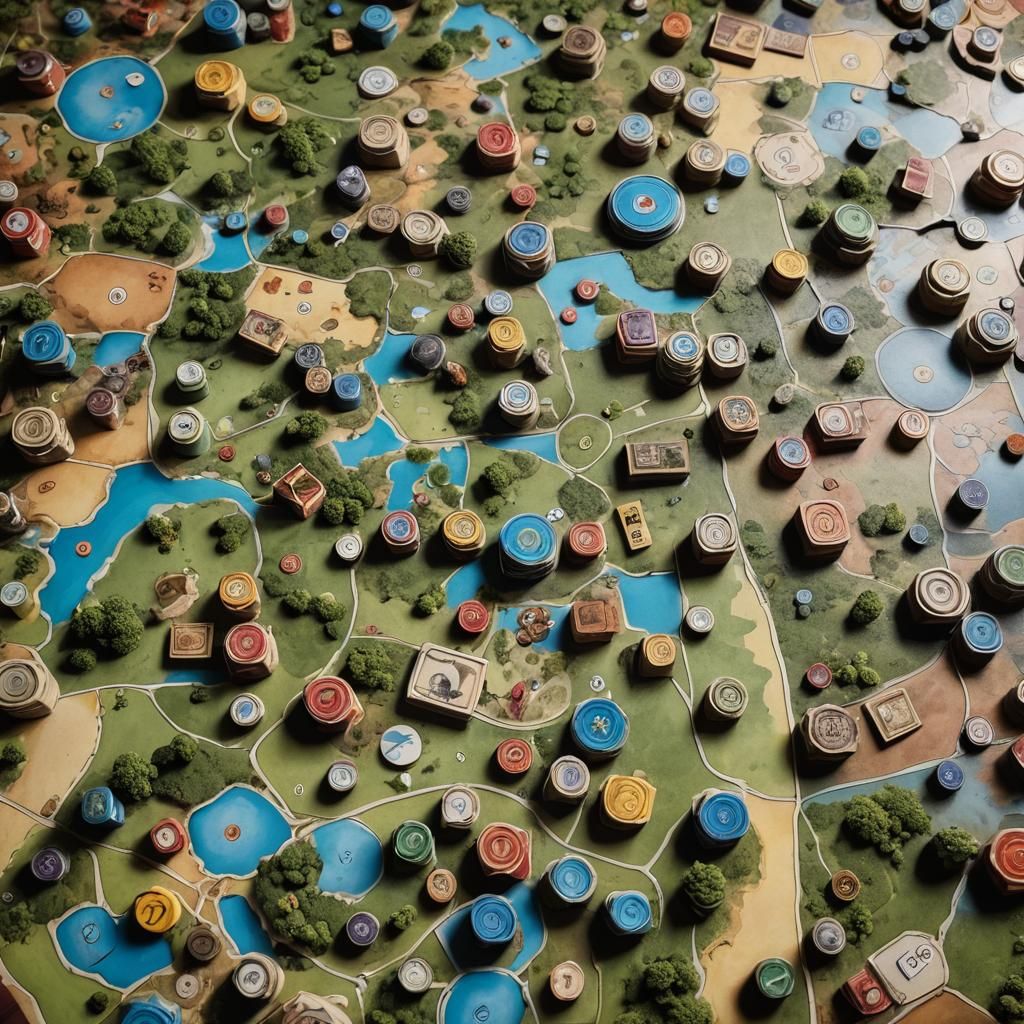 Board Game - AI Generated Artwork - NightCafe Creator