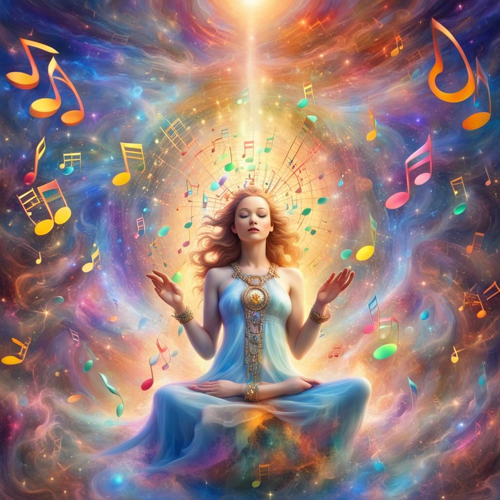 Music Goddess - AI Generated Artwork - NightCafe Creator