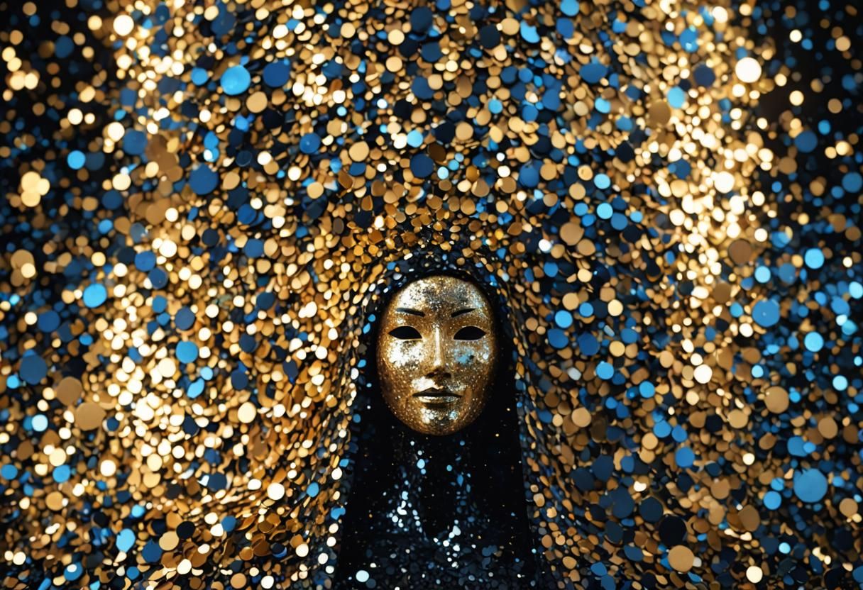 The face of sequins - AI Generated Artwork - NightCafe Creator