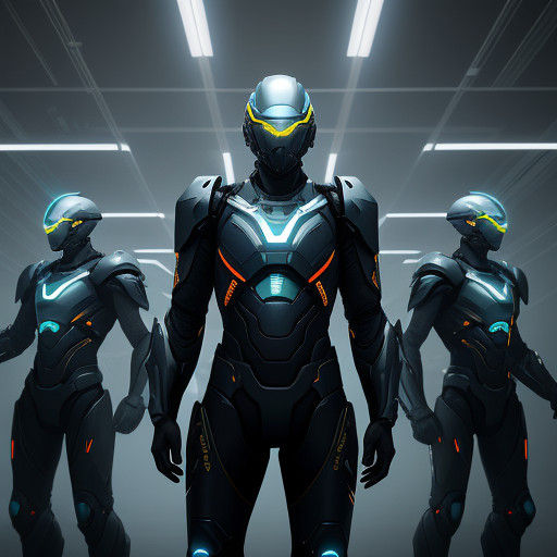 Fathom Army - Futuristic Fathom Army in High-Tech Exosuits