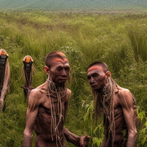 jungle tribe - AI Generated Artwork - NightCafe Creator