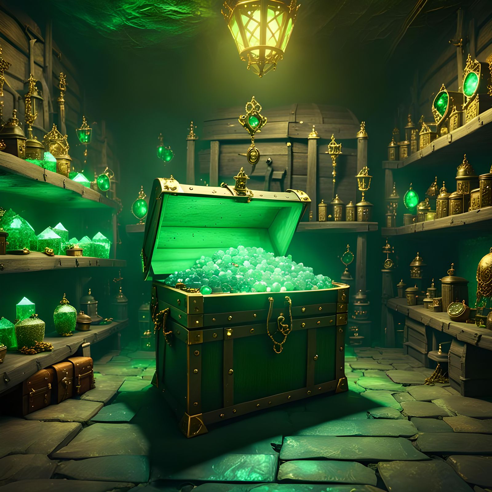 Medieval Treasure Room (1) - AI Generated Artwork - NightCafe Creator