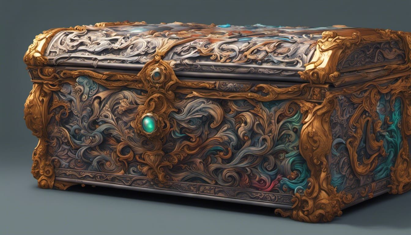 Intricate Chest 7 - AI Generated Artwork - NightCafe Creator