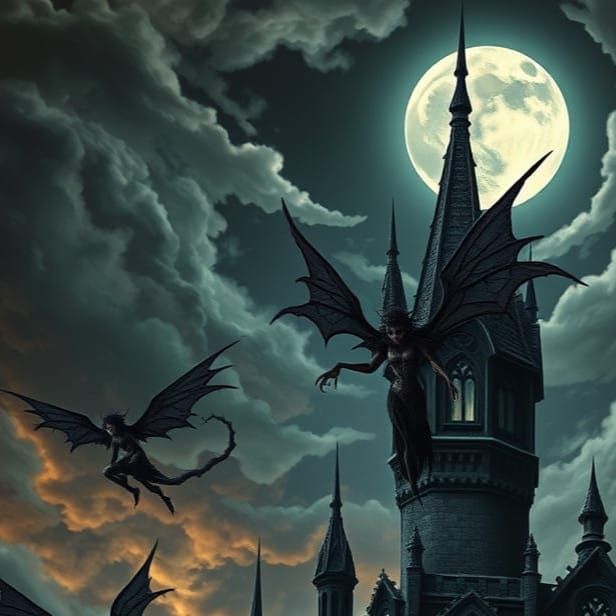 evil dark fairies - Dark Gothic Fairies Conjure Magic in Hau...