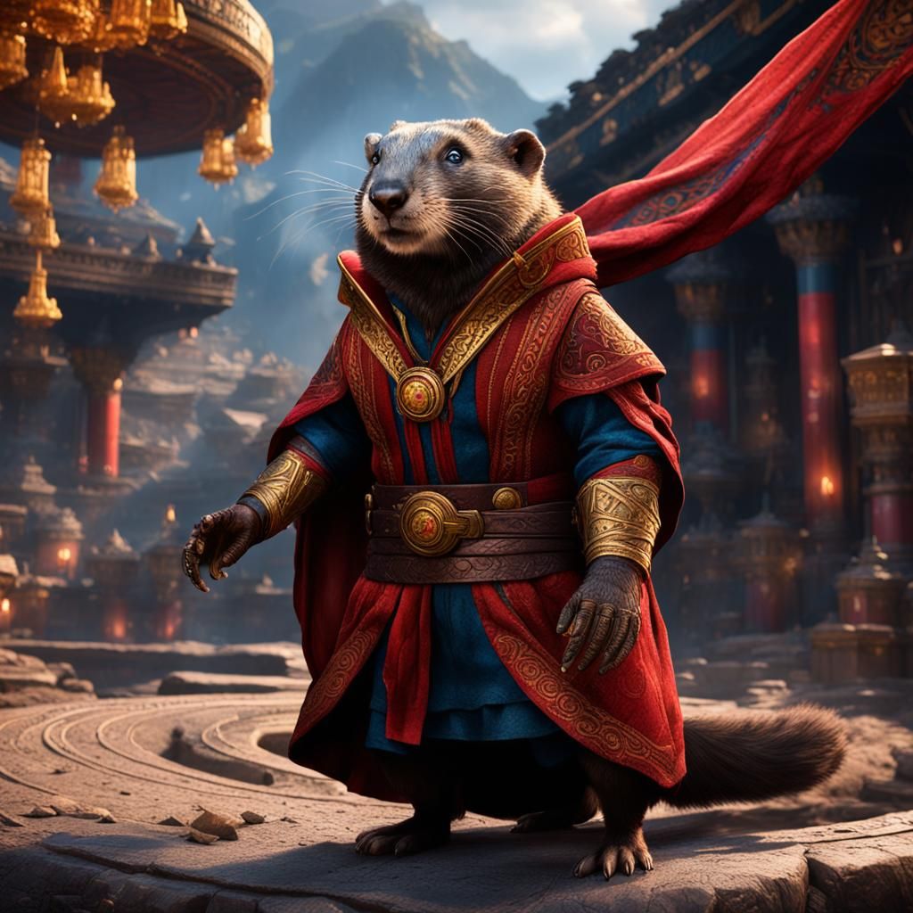 Doctor Marmot Strange - AI Generated Artwork - NightCafe Creator