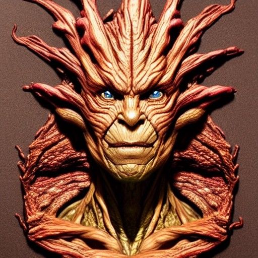 Dragon face Groot Rob Liefeld ZBrush Central Cinema 4D Da Vinci Todd ...