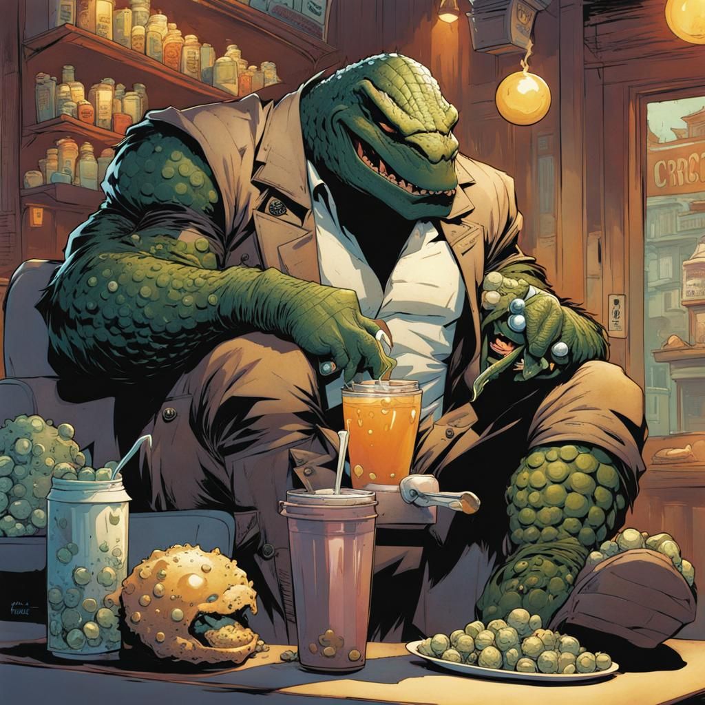 Killer Crocs - AI Generated Artwork - NightCafe Creator