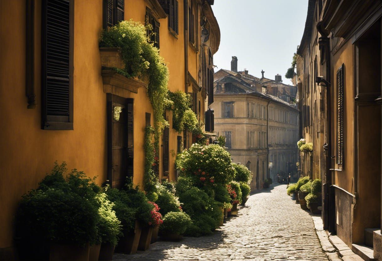 Autochrome In style of Saul Leiter, Gilded Age man walking, sidewalks ...
