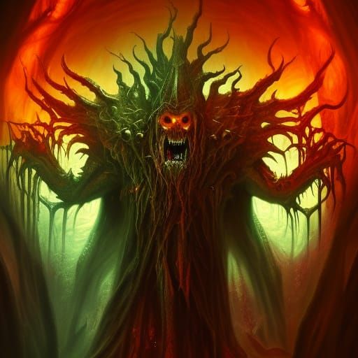 Demonic world - AI Generated Artwork - NightCafe Creator