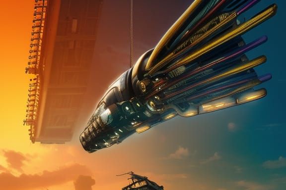 Futuristic Airbus - AI Generated Artwork - NightCafe Creator