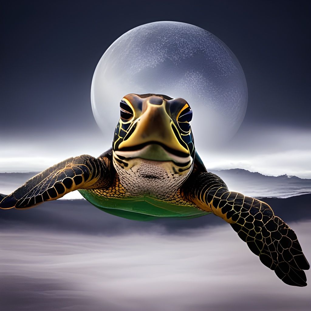 The most beautiful and perfect turtle in the world - AI Generated ...