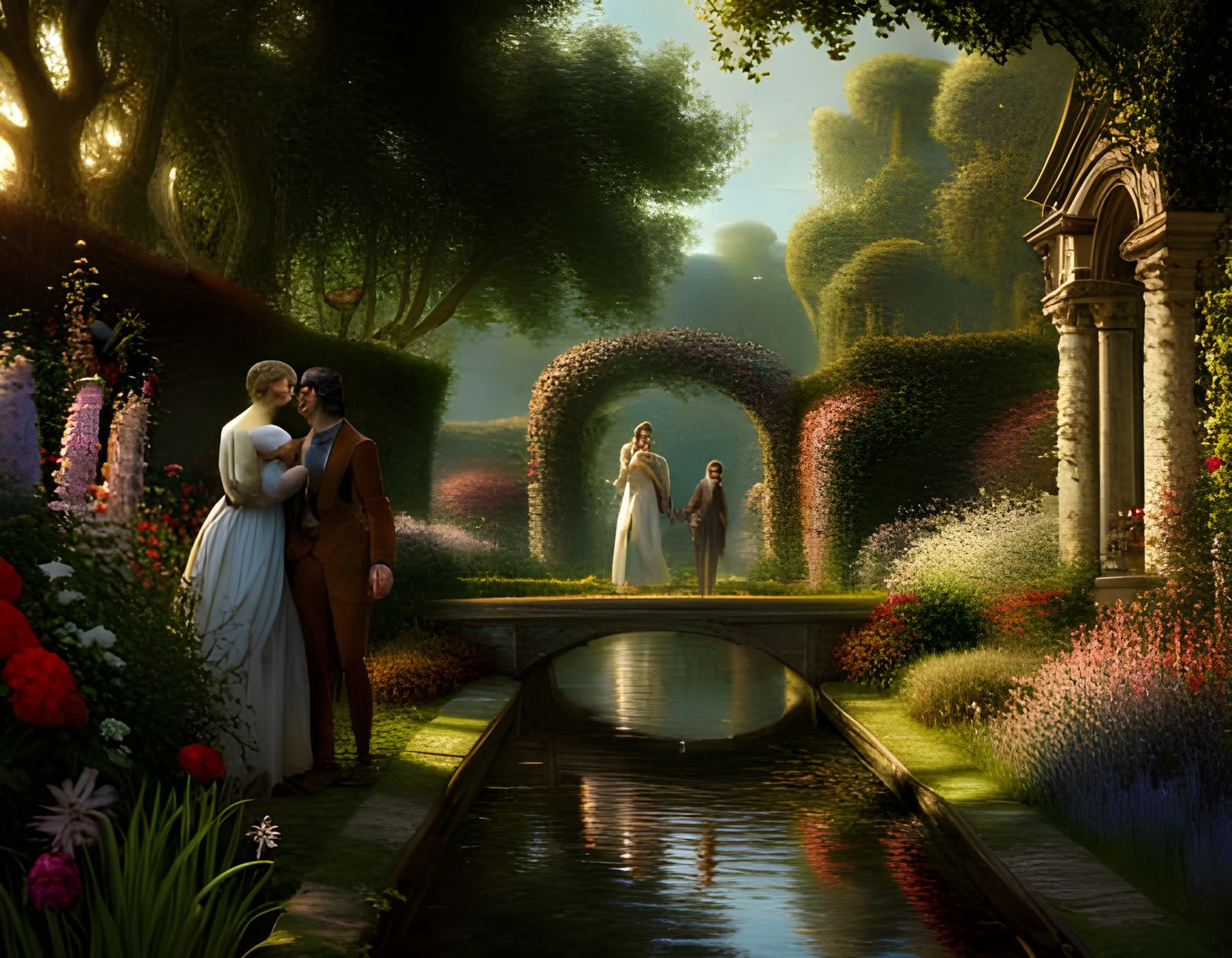 A Romantic Interlude - AI Generated Artwork - NightCafe Creator