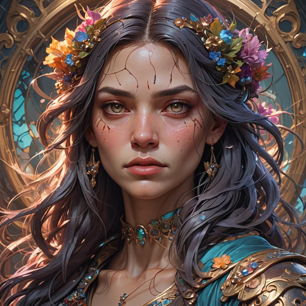 an ugly broken girl - AI Generated Artwork - NightCafe Creator