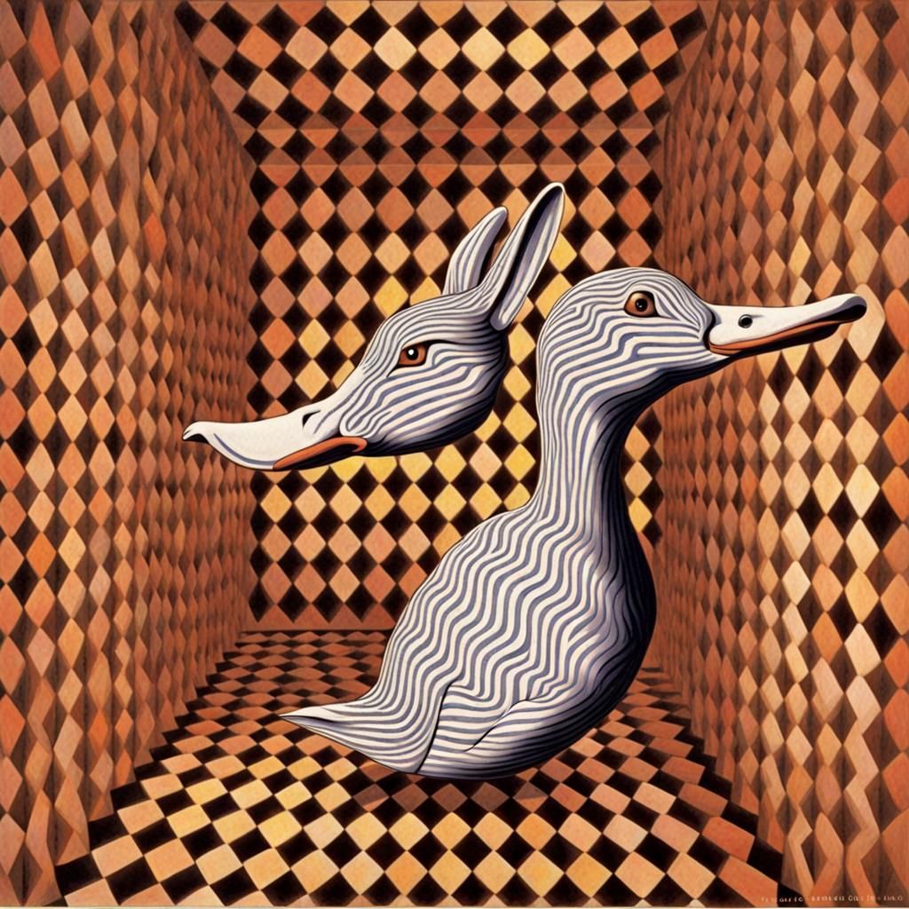 Optical illusion challenge fails XIII: duck or rabbit - AI Generated ...