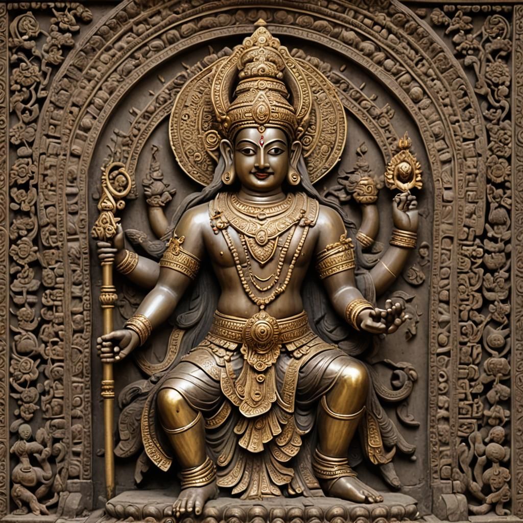 Aryaman Hindu God of Patronage - AI Generated Artwork - NightCafe Creator