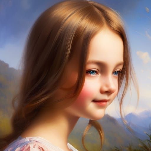 Little Princess Katherine - AI Generated Artwork - NightCafe Creator
