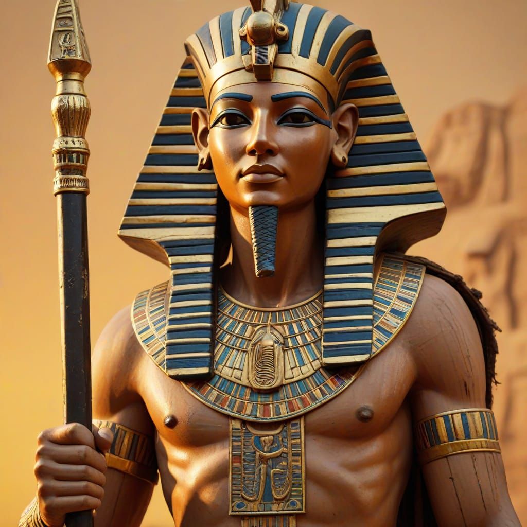 Crook and Flail: These two implements were potent ... - AI Art