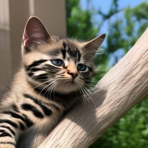 Solar Kitten - AI Generated Artwork - NightCafe Creator