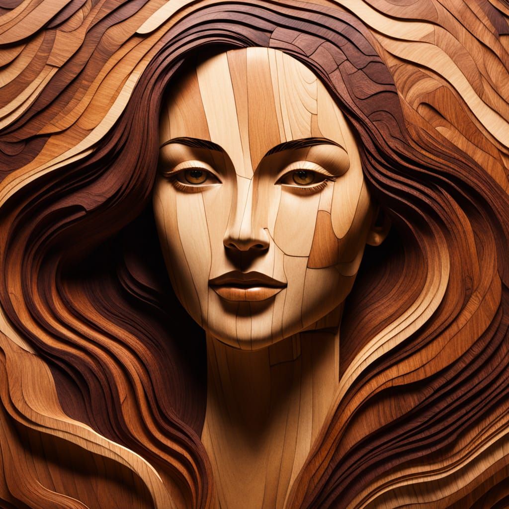 Open prompts, ty for following. Portrait of a gorgeous woman in ...