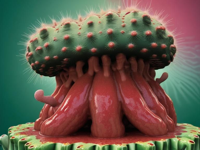 Fractal Meat Screams of the Fat Cactus II - AI Generated Artwork ...