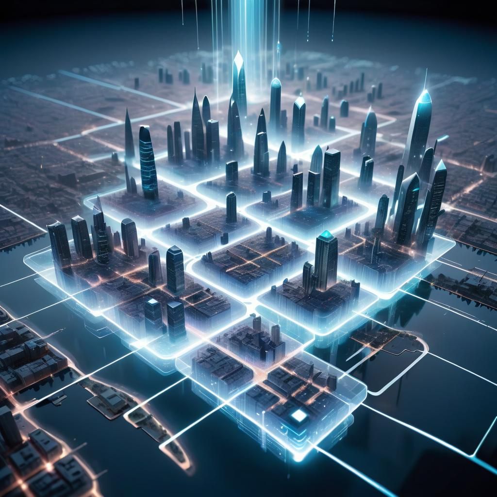 futuristic city map - AI Generated Artwork - NightCafe Creator