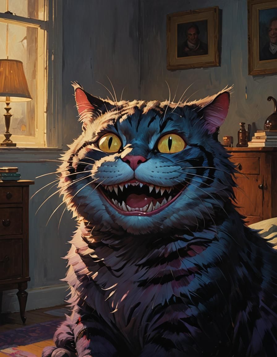 cheshire cat - AI Generated Artwork - NightCafe Creator