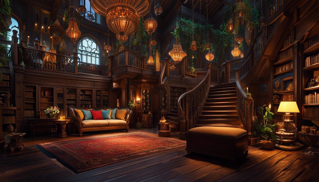 "Fantasy Dream Master Bedroom": adorable fantastical intricately ...