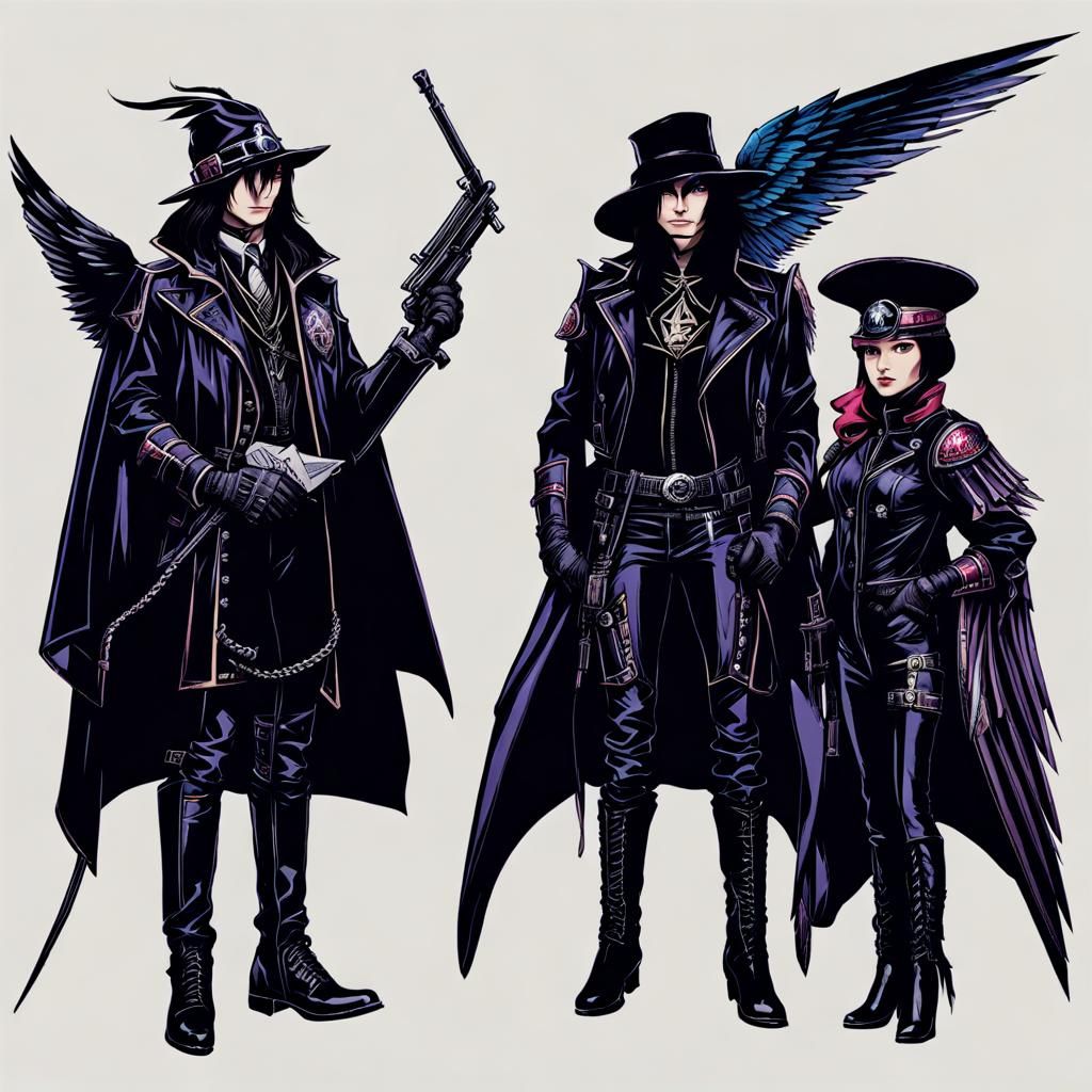 Raven Wizards - AI Generated Artwork - NightCafe Creator