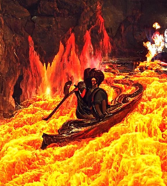 Phlegethon, Greek river of lava and magma - AI Generated Artwork - NightCafe Creator
