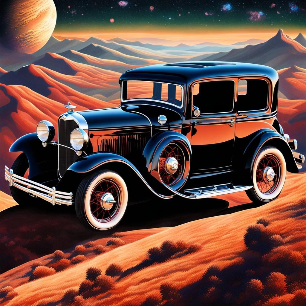 Ford v8 coupe as a cosmic car – 2 - AI Generated Artwork - NightCafe ...