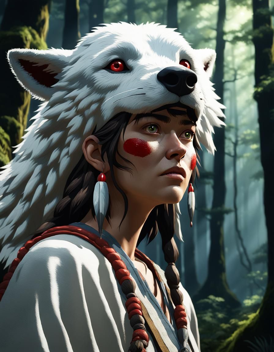 Girl raised by wolves becomes more feral than the wolves... - AI ...