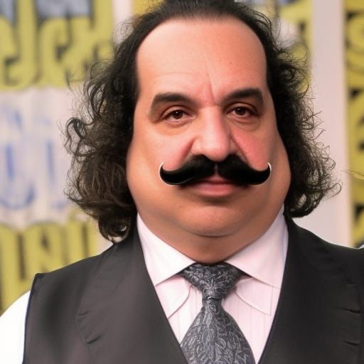Ron Jeremy and his mustache, highly detailed - AI Generated Artwork ...