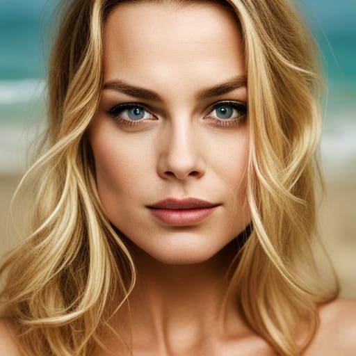 Margot Robbie - AI Generated Artwork - NightCafe Creator
