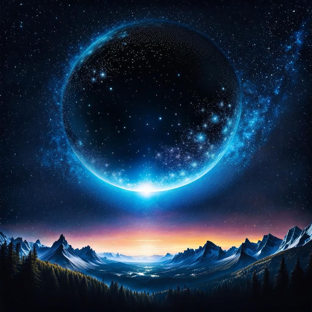 Night Sky Star - AI Generated Artwork - NightCafe Creator