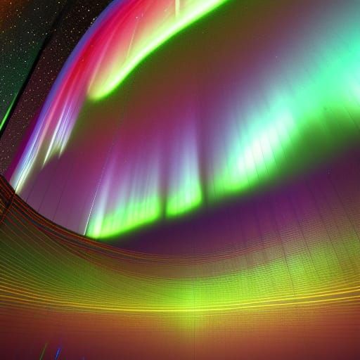 Rainbows and auroras - AI Generated Artwork - NightCafe Creator