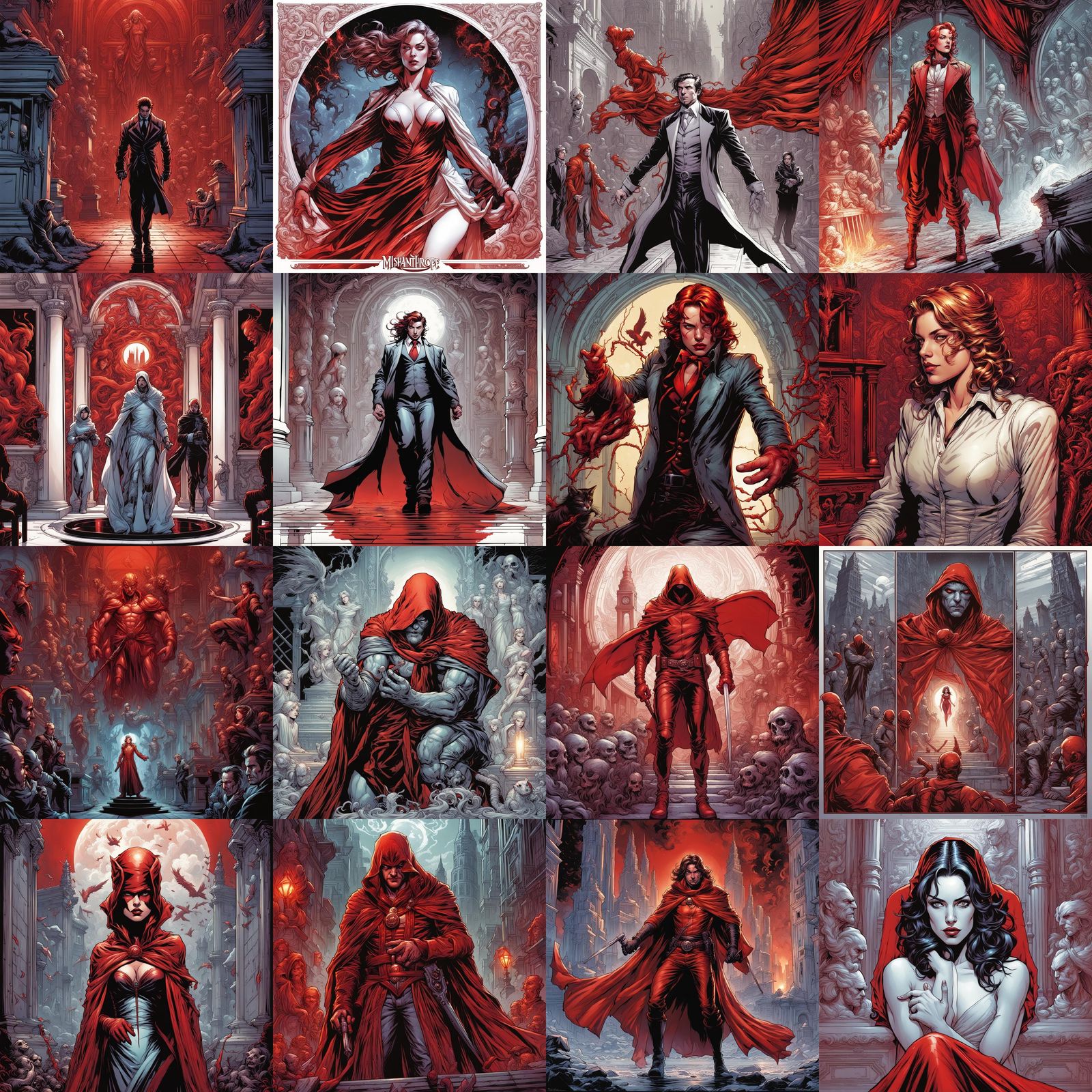 Misanthrope, Red Mark Brooks and Dan Mumford, comic book art, perfect ...