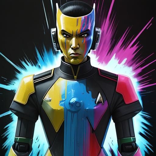 Android Star Trek uniform - AI Generated Artwork - NightCafe Creator