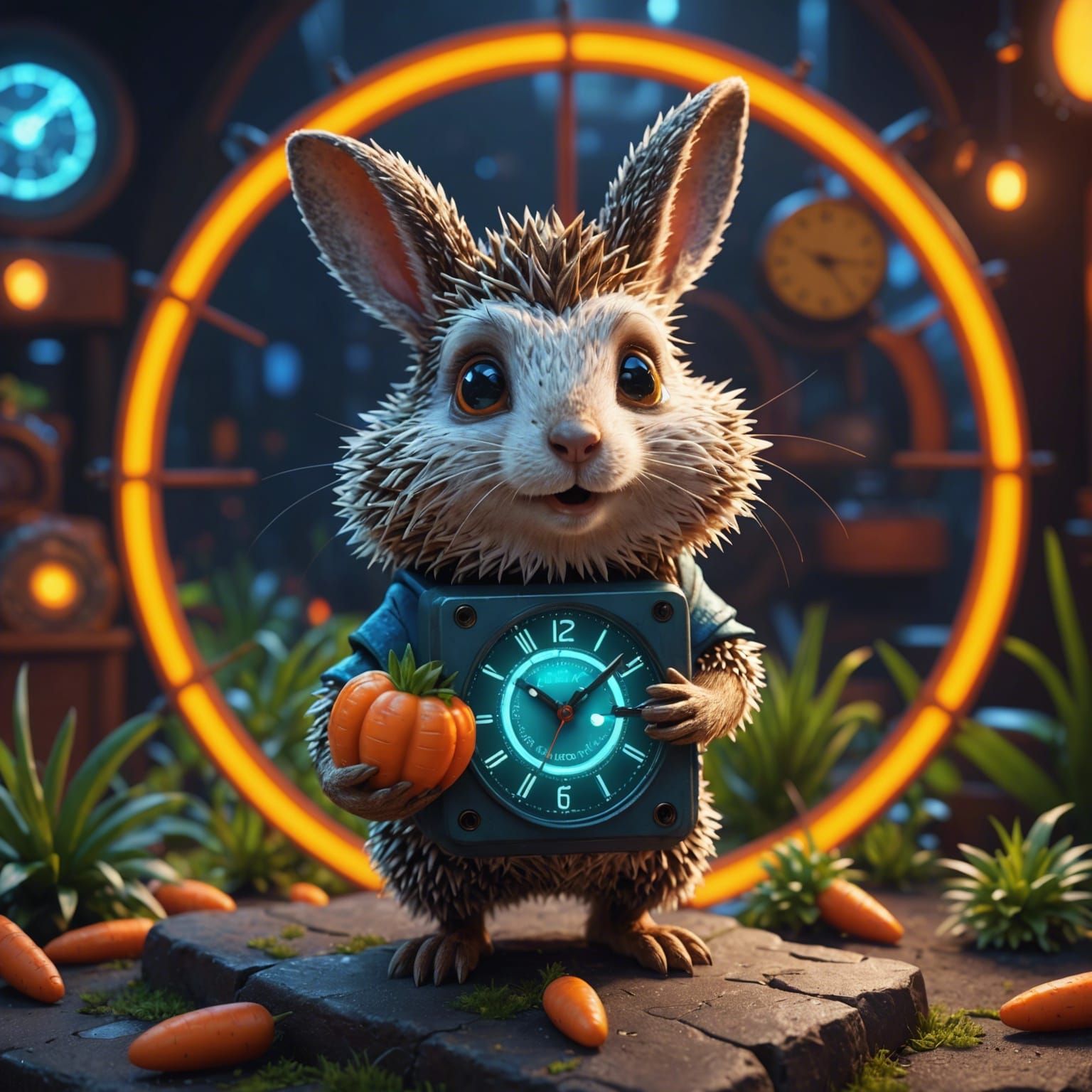 Sometimes spiny rabbits too - AI Generated Artwork - NightCafe Creator