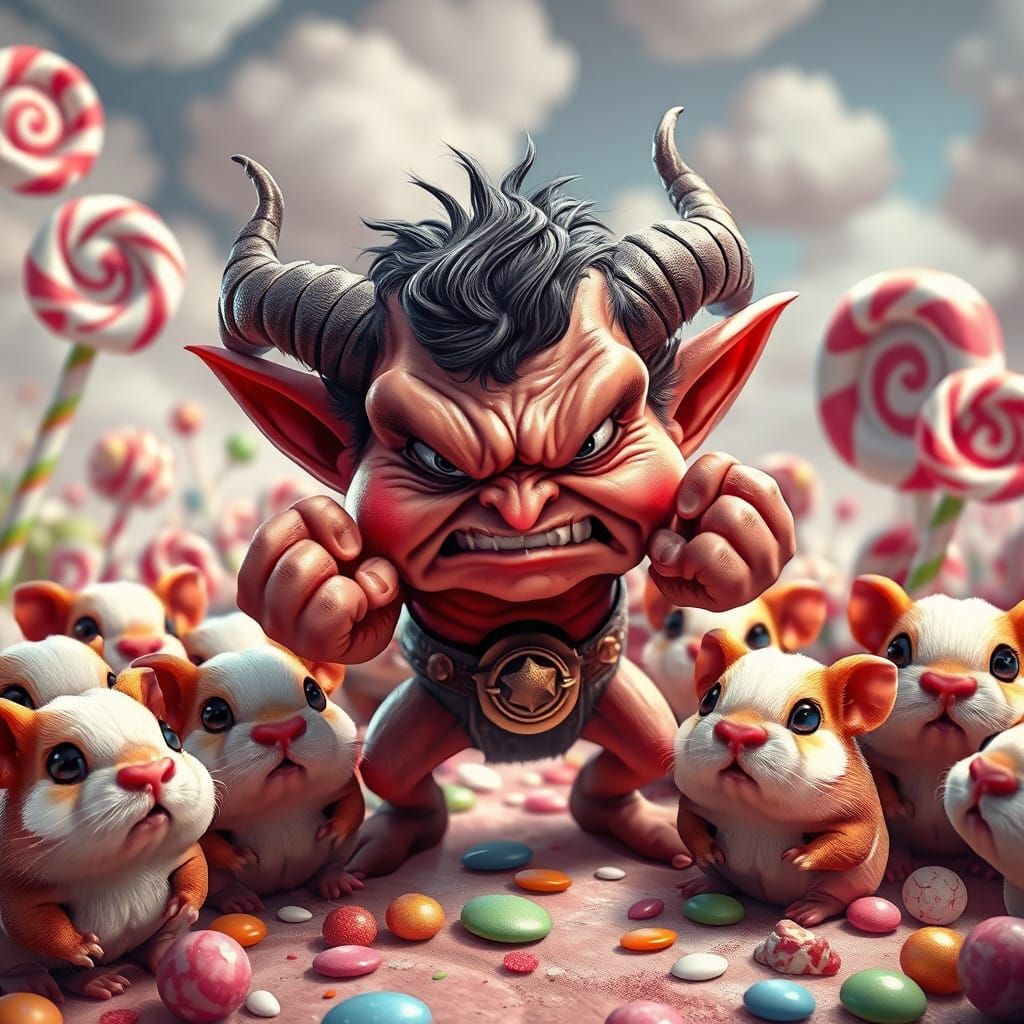 Calm Down, Dear - Exquisite Candyland Masterpiece in Whimsic...