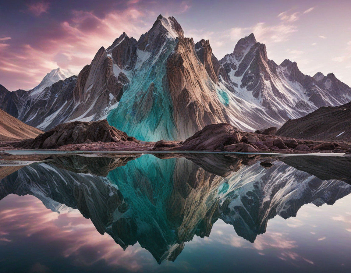 Mountainsperiments - Surreal Mountainscapes in Rich Jewel To...
