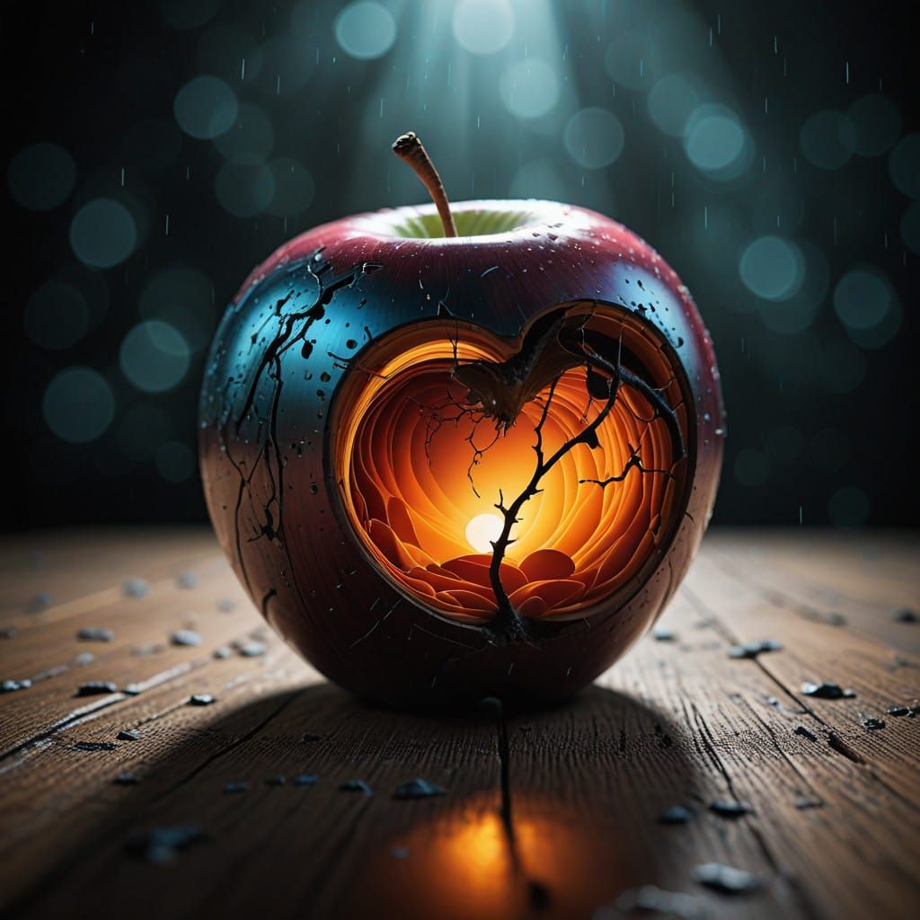 Sunset Inside an Apple - Sunset Inside an Apple