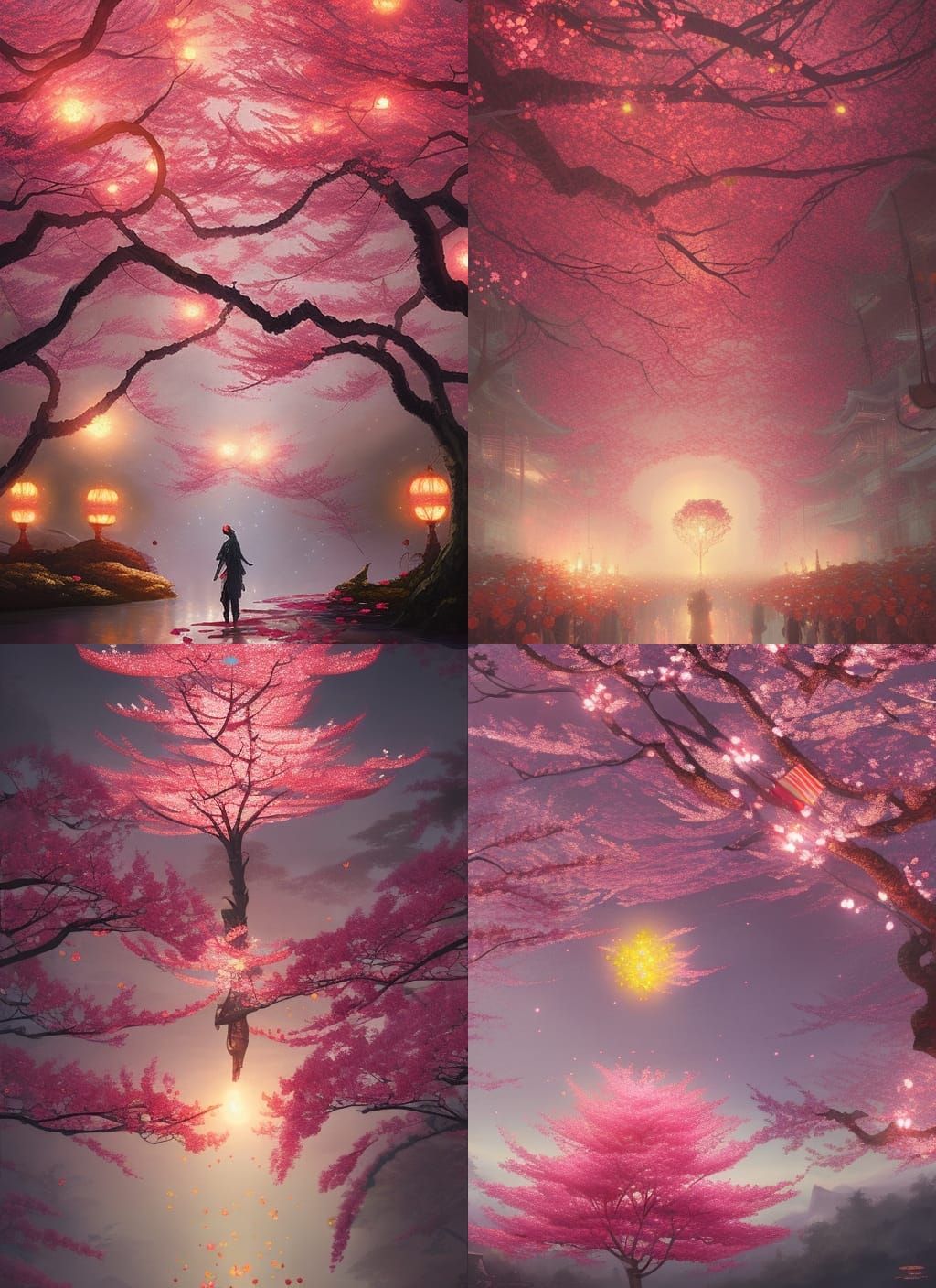 Pretty Trees - AI Generated Artwork - NightCafe Creator
