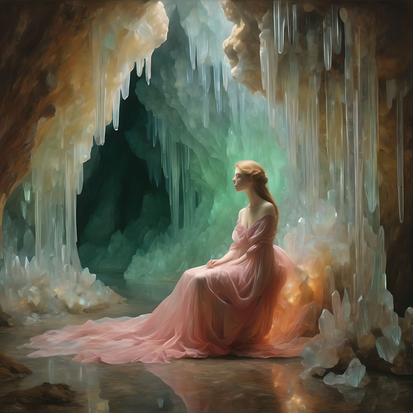 Dream Cave - AI Generated Artwork - NightCafe Creator