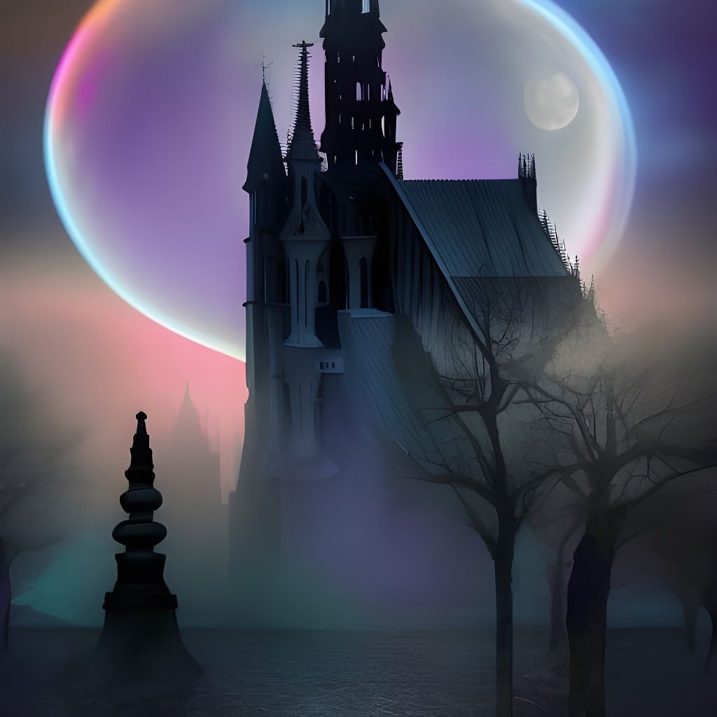 Dream goth mysterious colorful beautiful ethereal astral serene ...