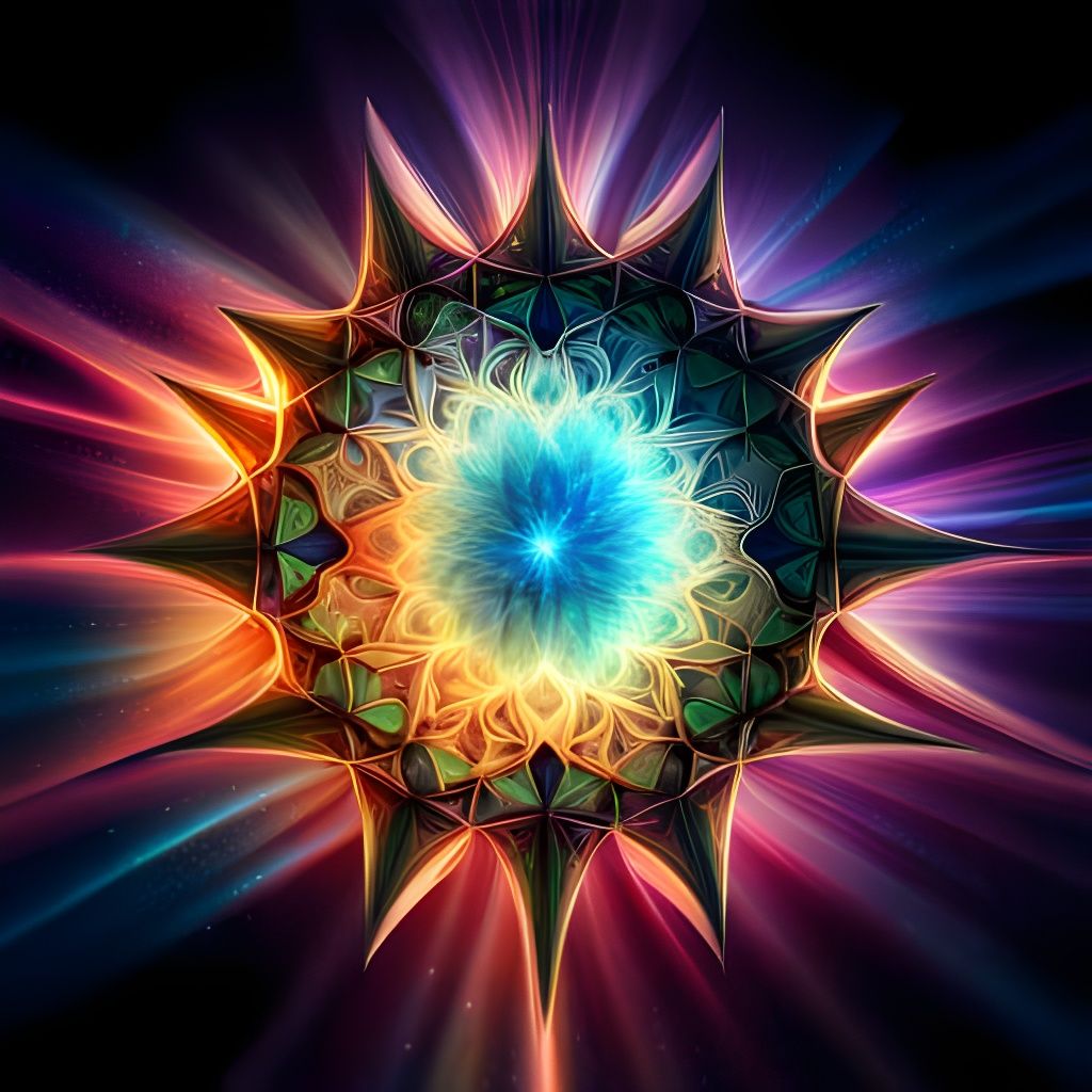 Plasma Star - AI Generated Artwork - NightCafe Creator